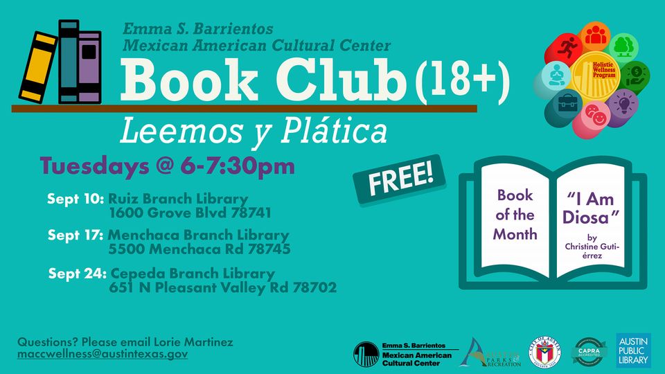 ESB MACC Book Club at Menchaca Library | AustinTexas.gov